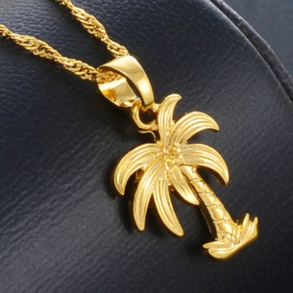 Jewelry | Palm Tree Necklace | Poshmark